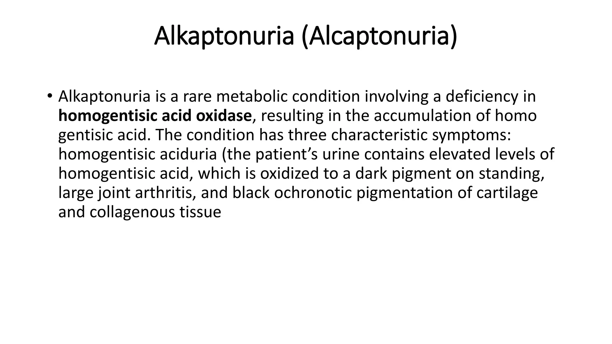 Defects in amino acid metabolism | PPTX
