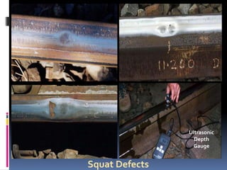 Defects in a Railway Track & their maintenance.pptx
