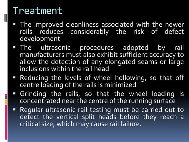 Defects in a Railway Track & their maintenance.pptx | Rail Travel ...