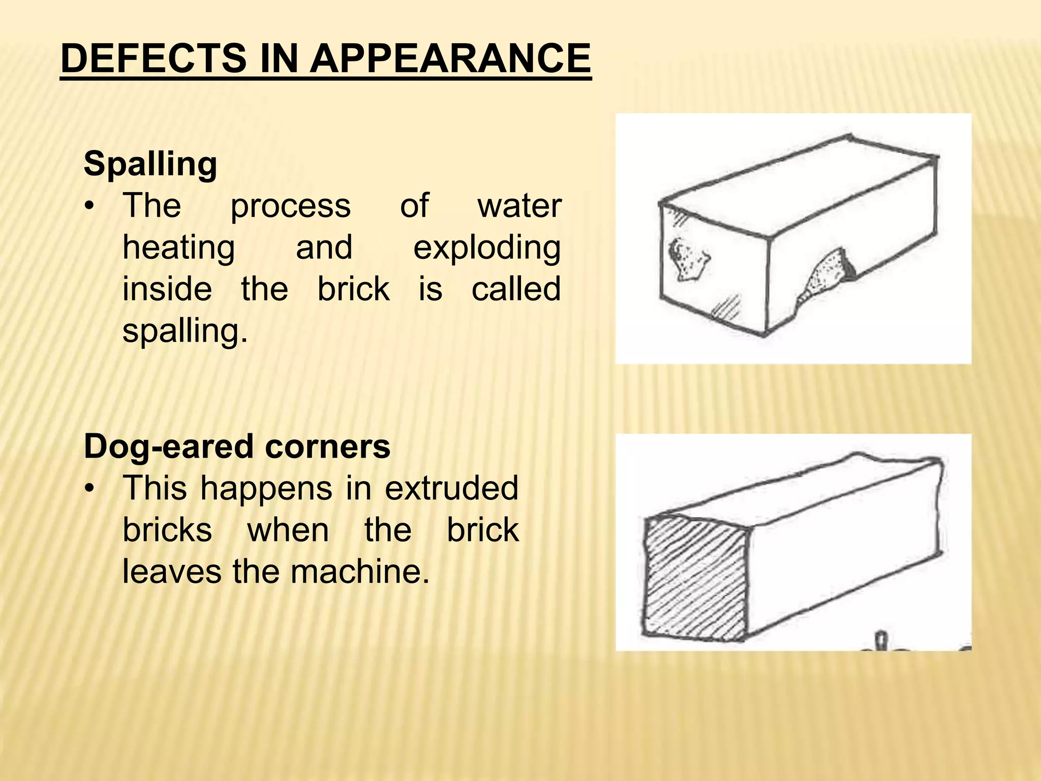 Defects in brick masonry | PPTX