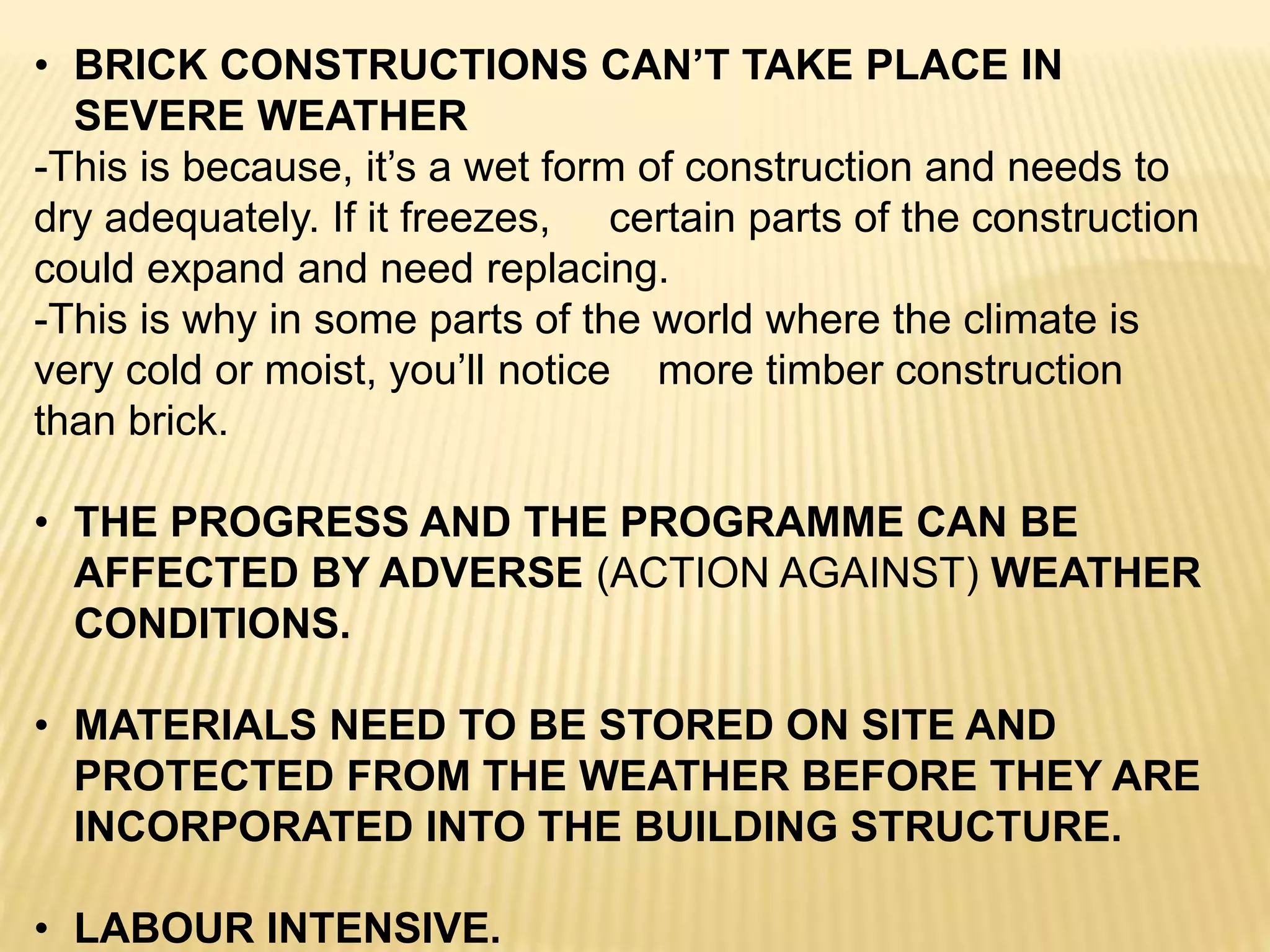Defects in brick masonry | PPTX