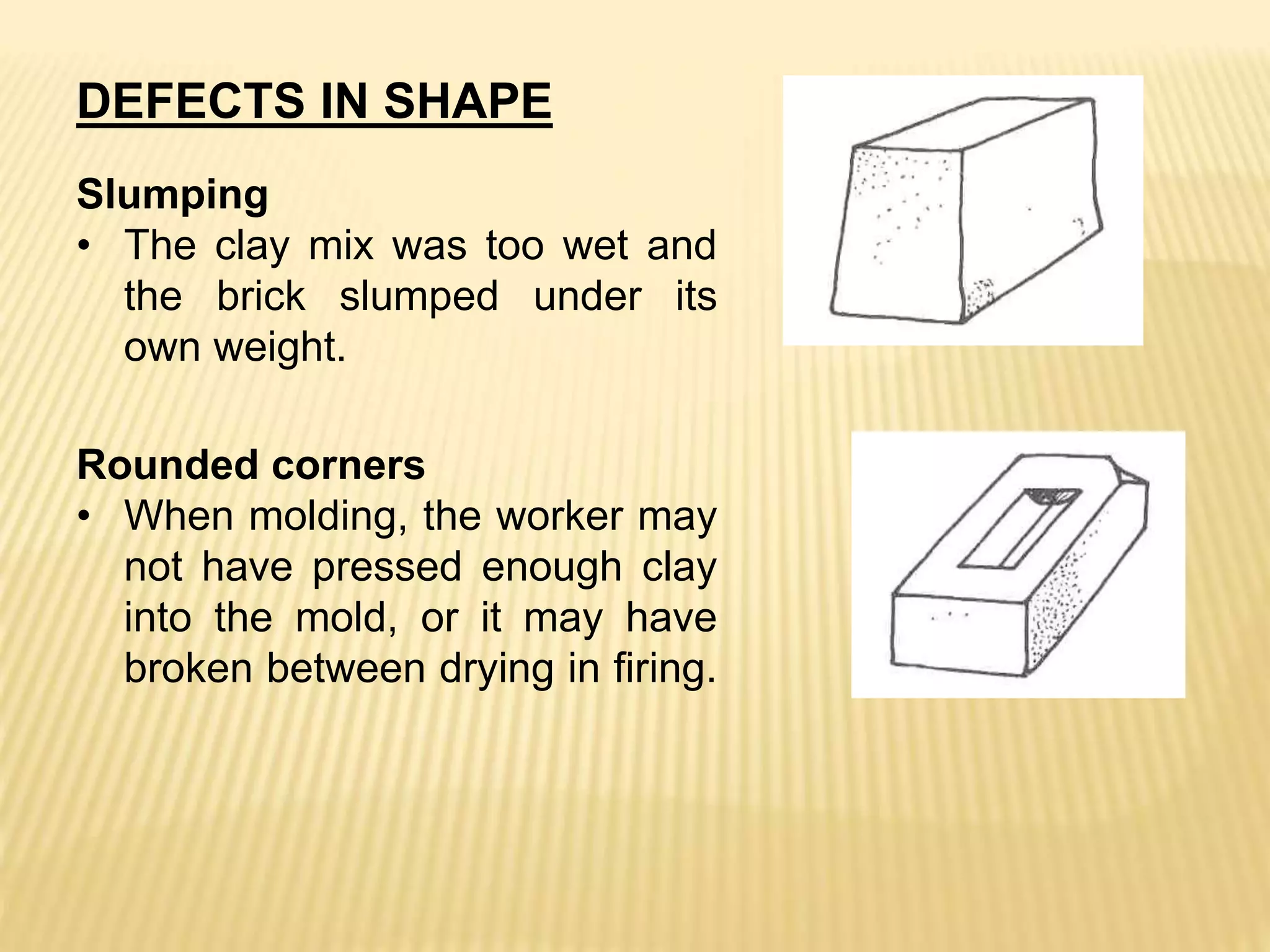 Defects in brick masonry | PPTX