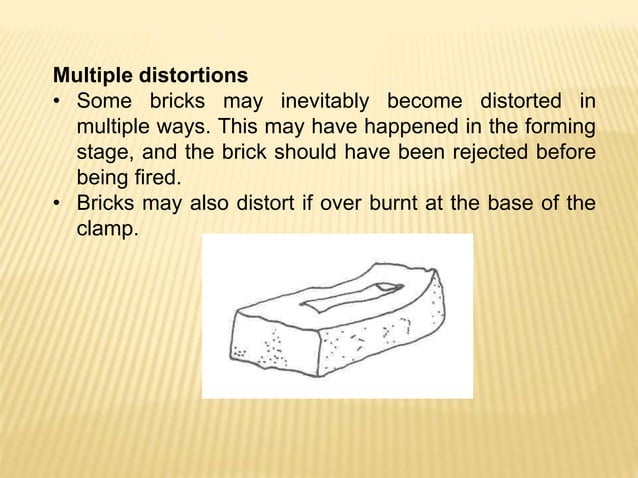 Defects in brick masonry | PPTX | Chemistry | Science