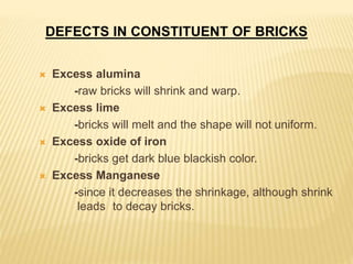 Defects in brick masonry | PPTX