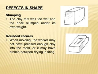 Defects in brick masonry | PPTX