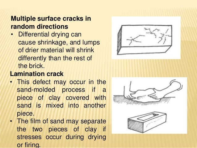 Defects in brick masonry