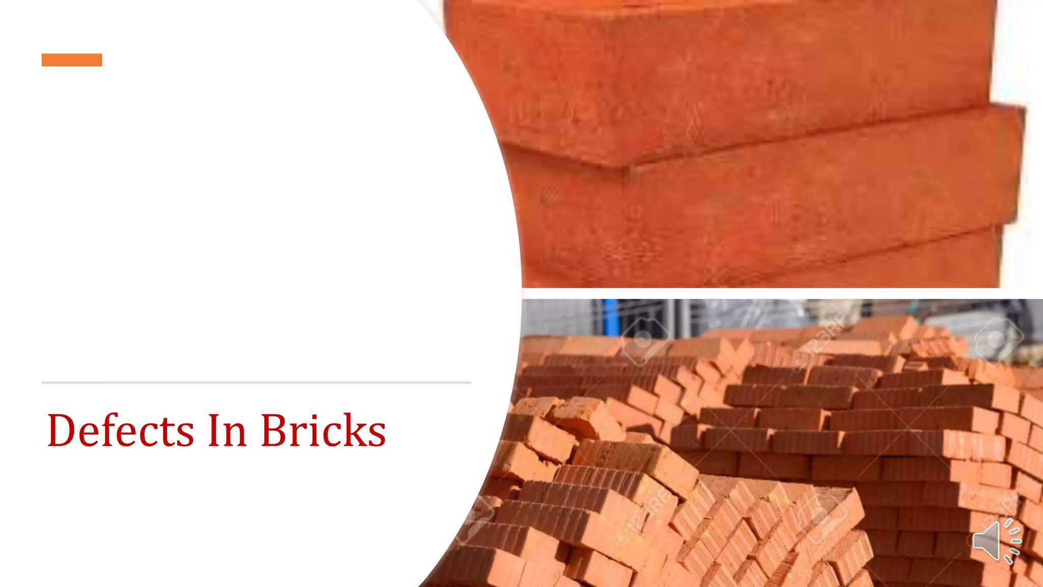 Defects in bricks | PPTX