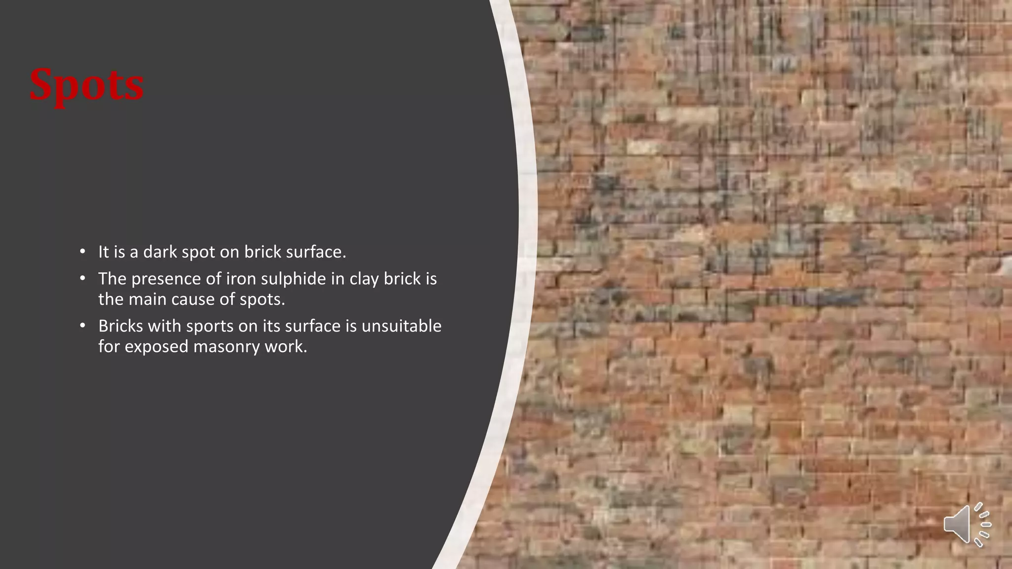 Defects in bricks | PPTX
