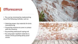 Defects in bricks | PPTX
