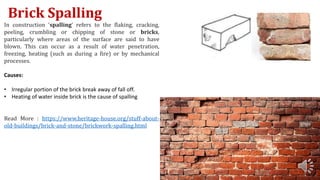Defects in bricks | PPTX