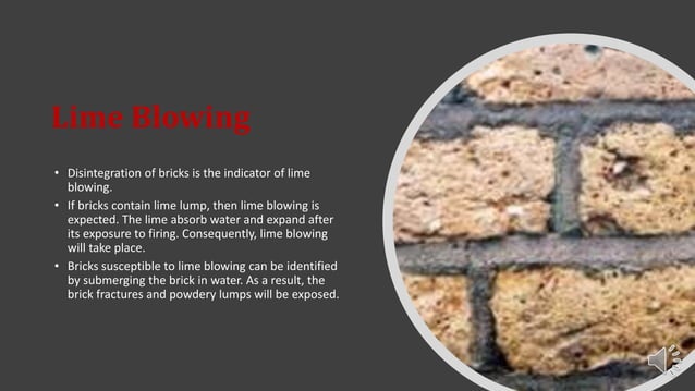 Defects in bricks | PPT