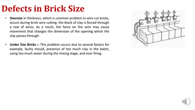 Defects in bricks | PPTX | Geology | Science