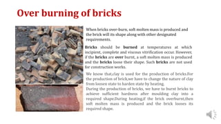 Defects in bricks | PPTX