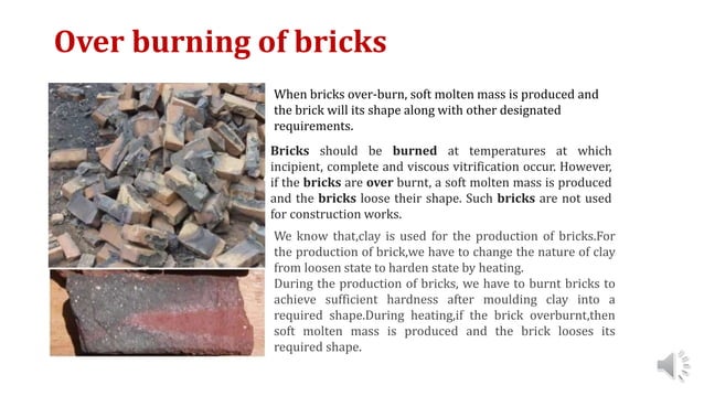Defects in bricks | PPTX | Geology | Science