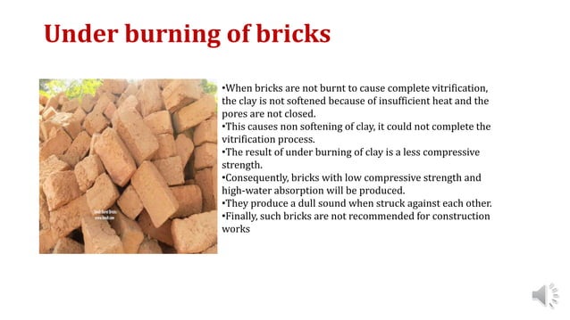 Defects in bricks | PPTX | Geology | Science