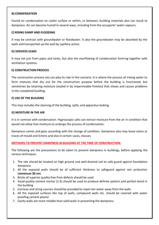 Defects in buildings & remedies | PDF