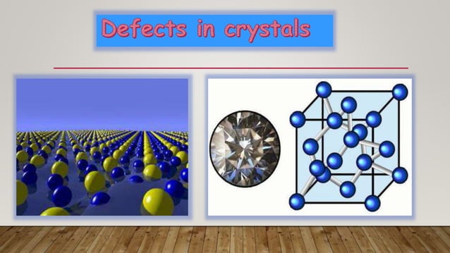 Defects in crystals by deepika | PPT