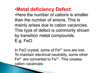 DIFFERENT TYPES OF DEFECTS IN CRYSTALS.pptx