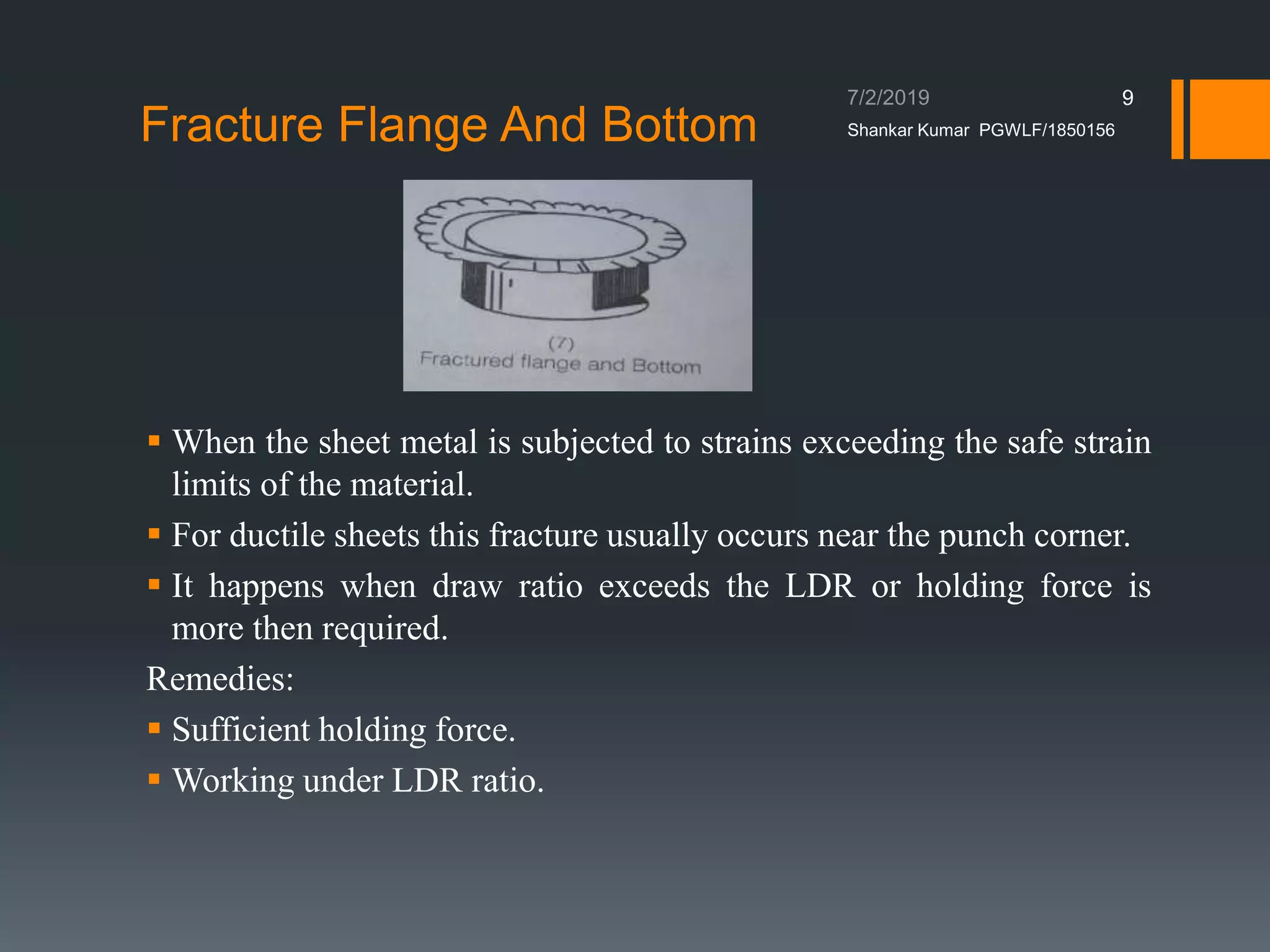 Defects in deep drawing and their remedies | PPTX