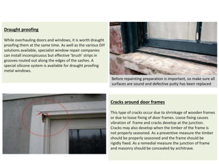 Defects in doors and windows | PPTX