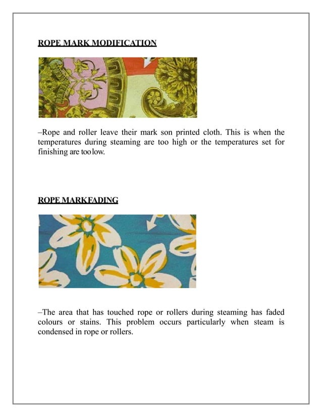 Defects in dyeing and printing | PPTX | Needlework | Arts and Crafts