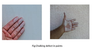 DEFECTS IN PAINTING, Building technology | PPTX