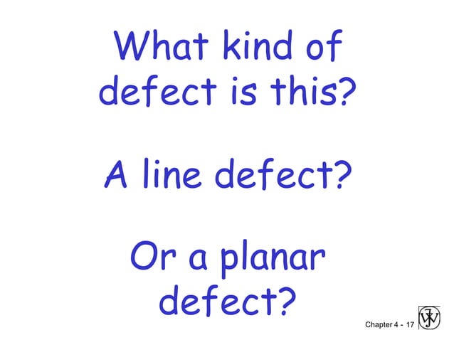 Subject Defects in Solids physics presentation | PPT | Chemistry | Science