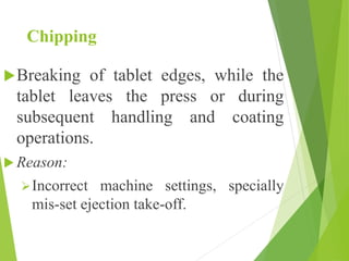Defects in tablet | PPTX