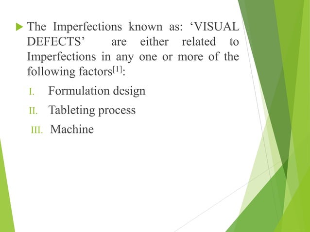 Defects in tablet | PPTX