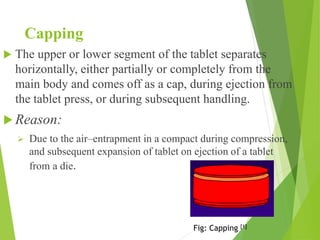 Defects in tablet | PPTX