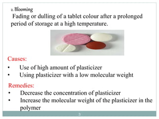 Defects in tablet coating | PPTX