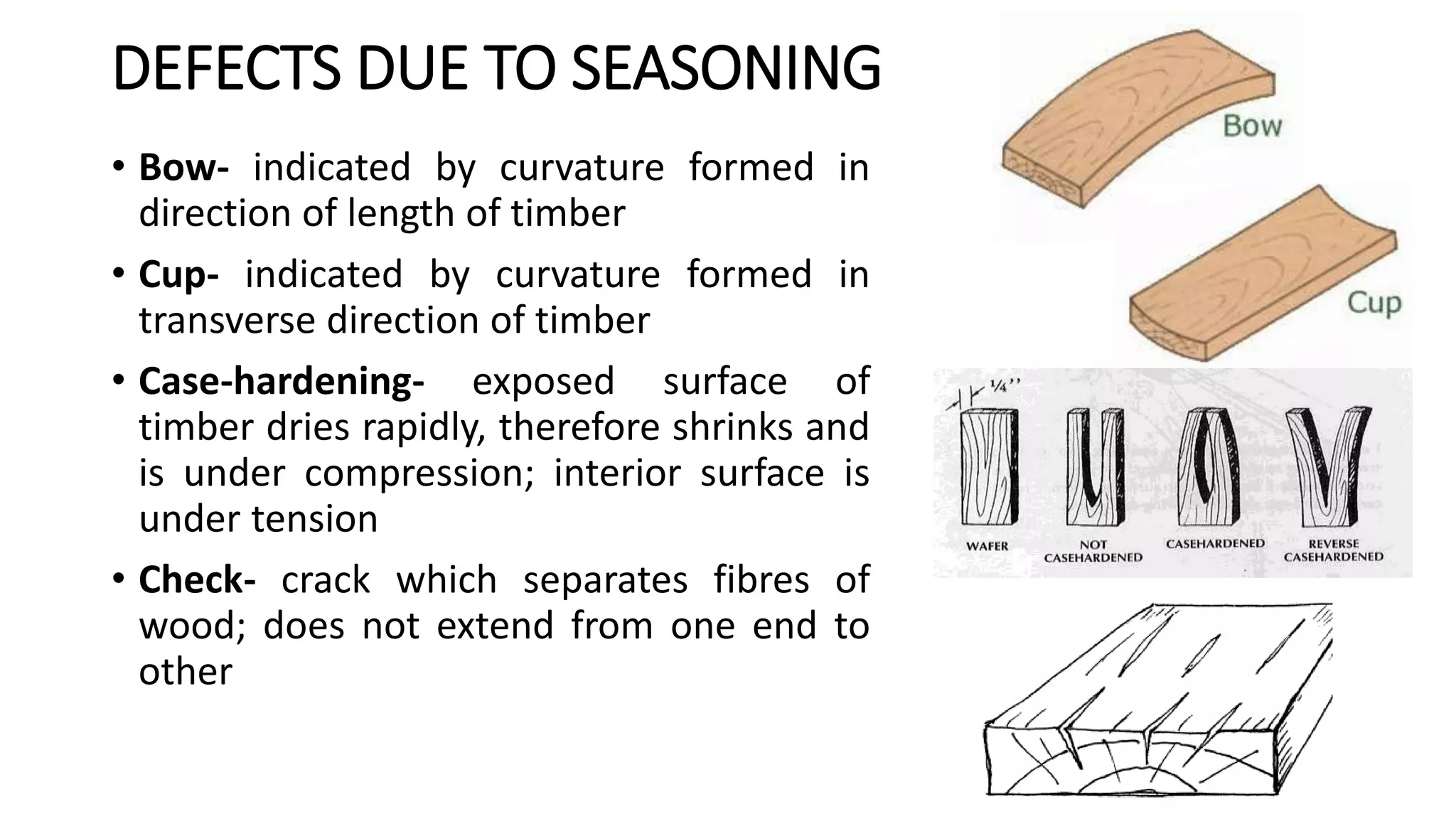 Defects in timber | PPTX
