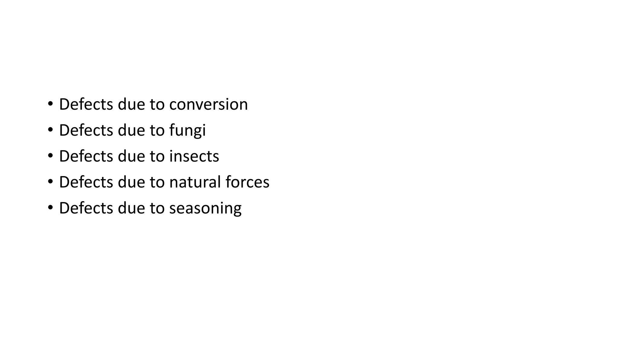 Defects in timber | PPTX