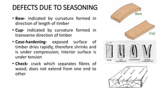 Defects in timber | PPTX