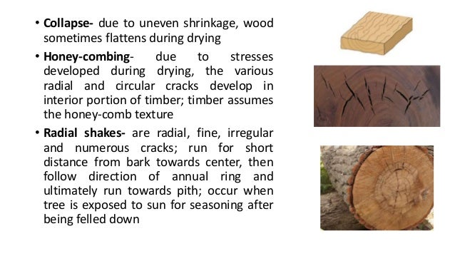 Defects in timber