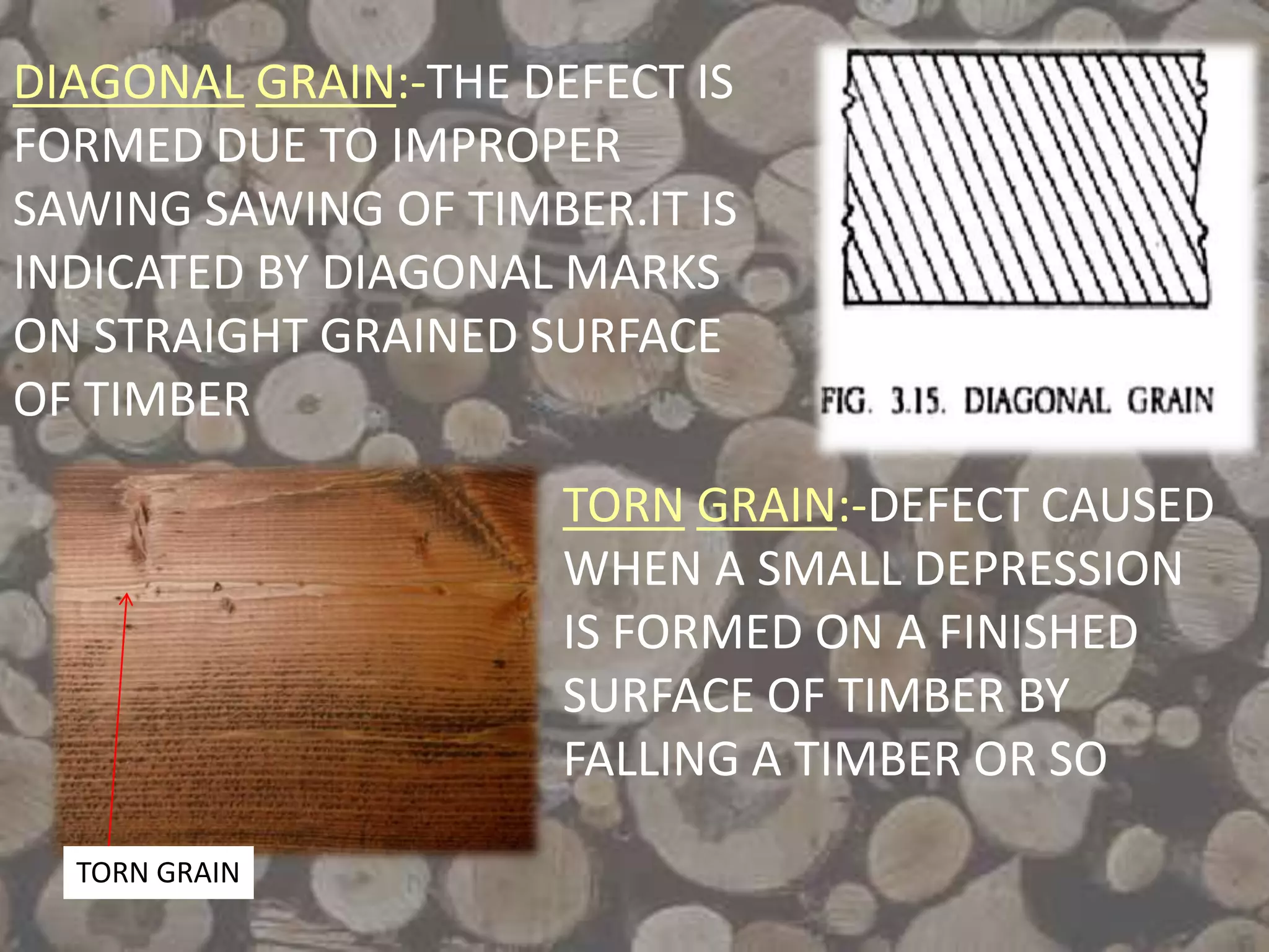 Defects in timber | PPTX