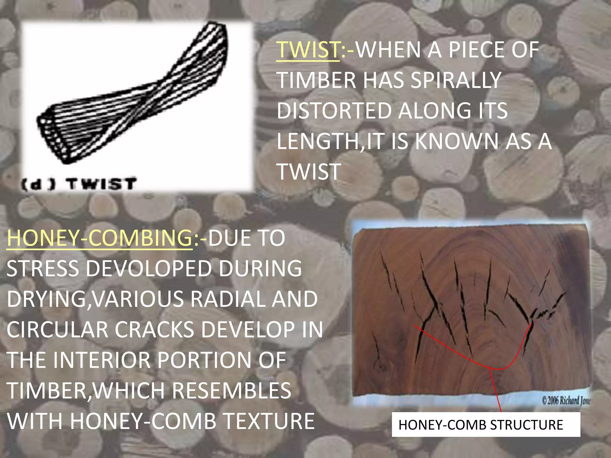 Defects in timber | PPTX