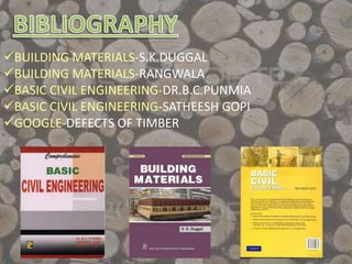 Defects in timber | PPTX