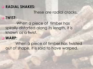 Defects in timber (1) | PPTX