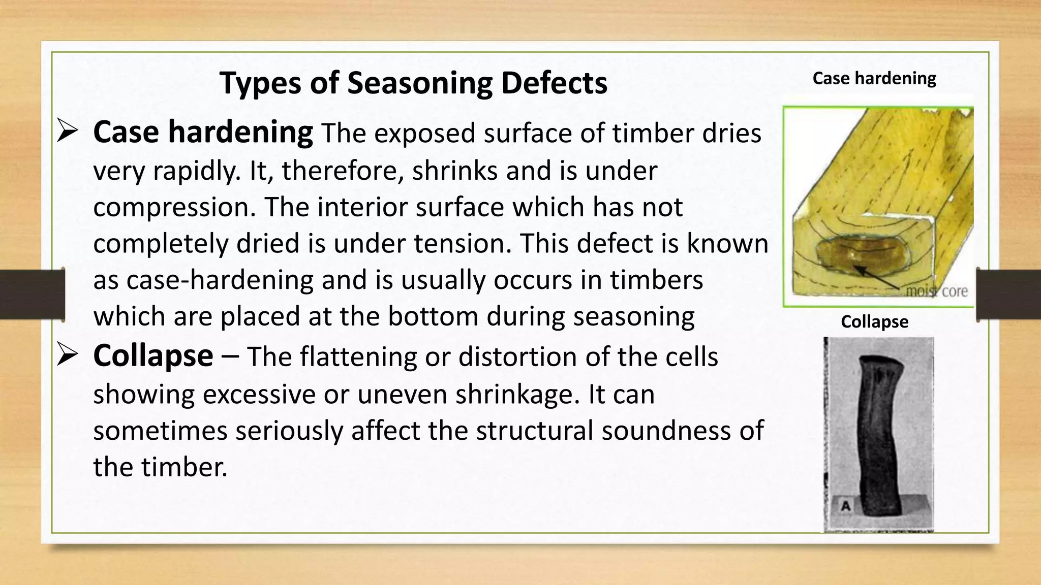Defects in wood | PPTX