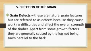 Defects in wood | PPTX