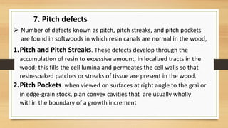 Defects in wood | PPTX