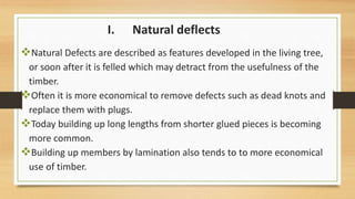 Defects in wood | PPTX | Woodworking | Arts and Crafts