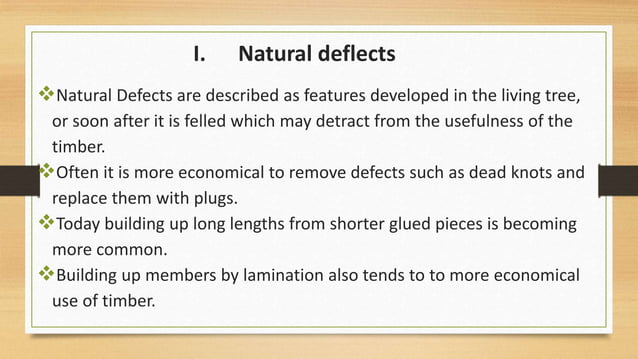 Defects in wood | PPTX | Woodworking | Arts and Crafts