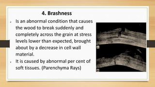Defects in wood | PPTX