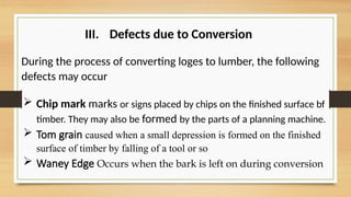 defects in wood-Industrial Arts Technology and Livelihood Education | PPT