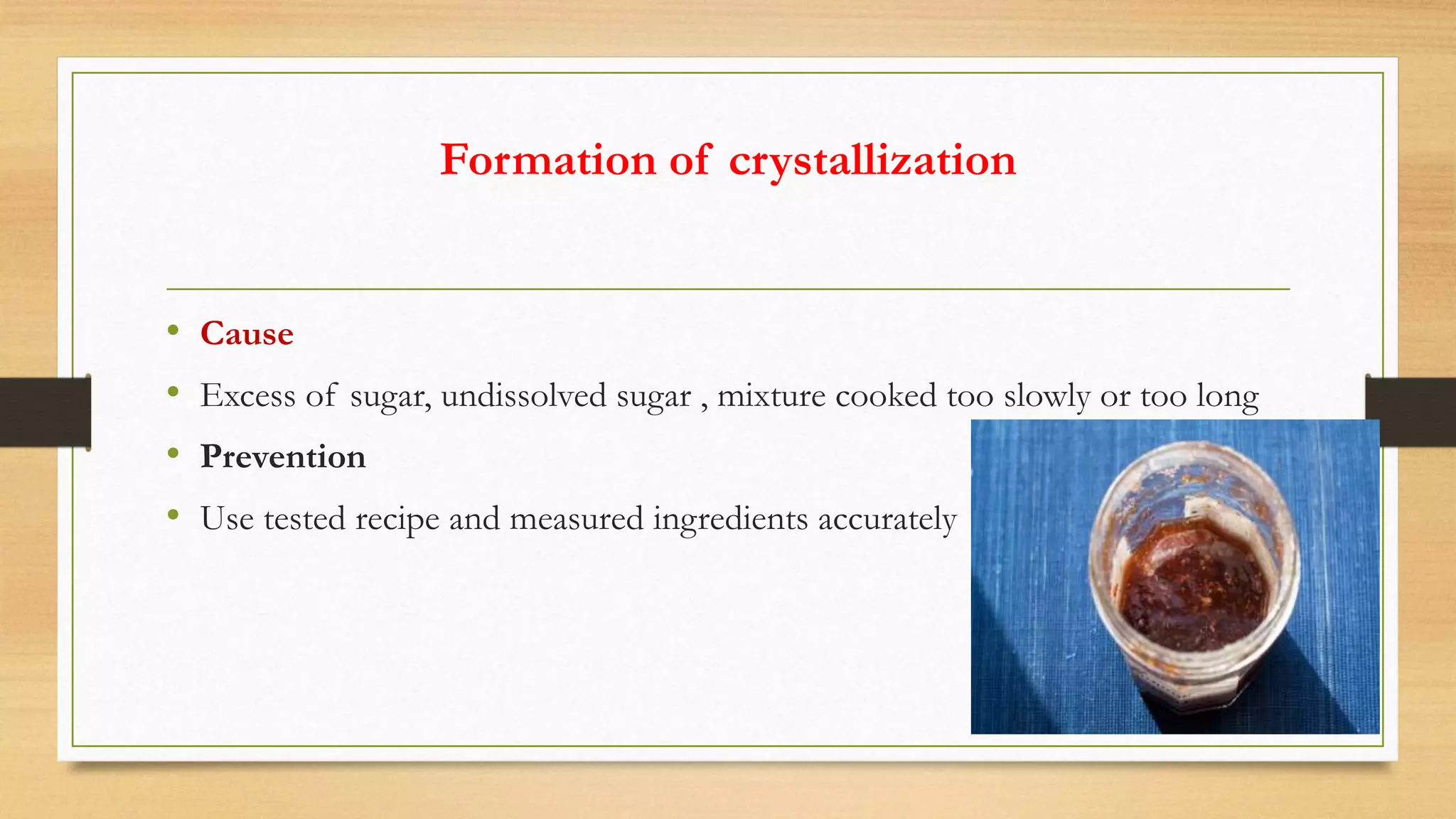 Defects of jams and their solution | PPTX