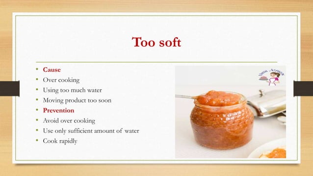 Defects of jams and their solution | PPTX | Cooking | Food & Drink