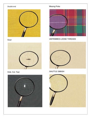 Defects of knitting | PDF