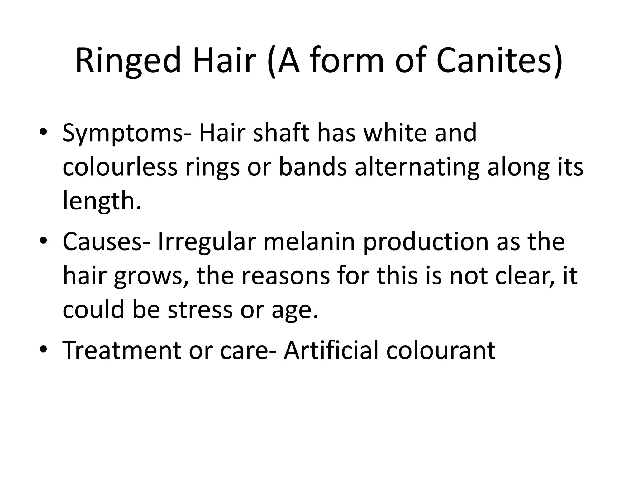 Defects of the hair shaft level 3 | PPTX